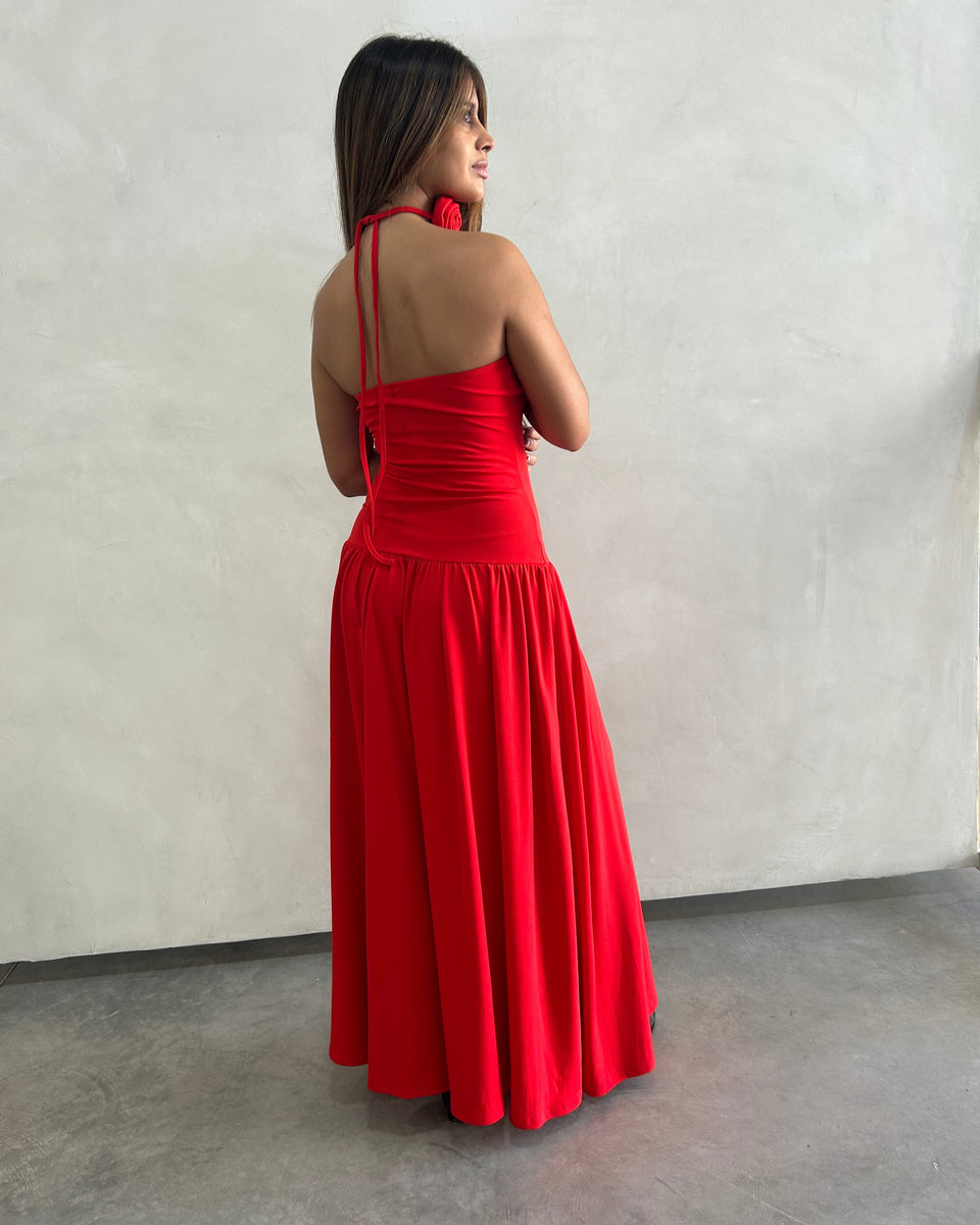 VESTIDO LARGO STRAPLESS FALDA AMPLIA **SALE** – Gaby weinn