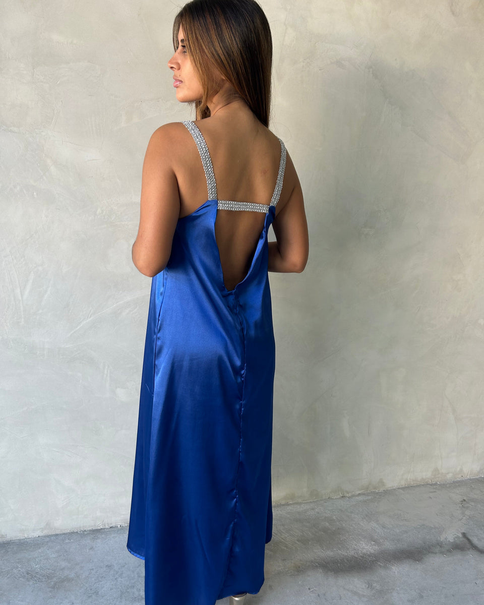 VESTIDO LARGO SUELTO CON GALÓN **SALE** – Gaby weinn